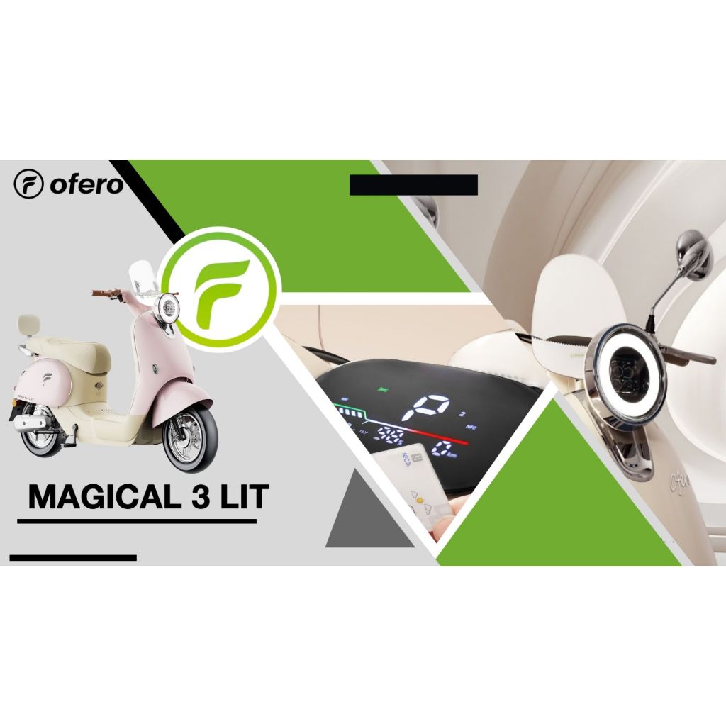 Jual Sepeda Motor Listrik Ofero Magical 3 600W 42Km/Jam | Shopee Indonesia