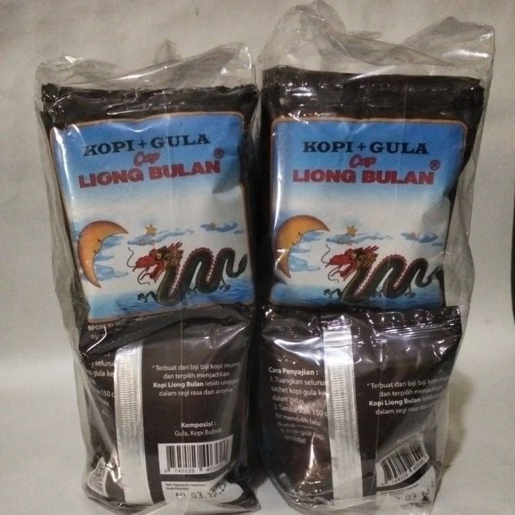Jual Kopi Liong Bulan (bonus sticker sablon kaos) | Shopee Indonesia