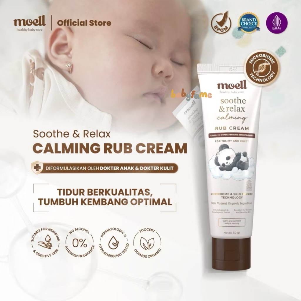 Jual MOELL SOOTHING & CALMING RUB CREAM | 50 GR | SKINCARE | Shopee ...