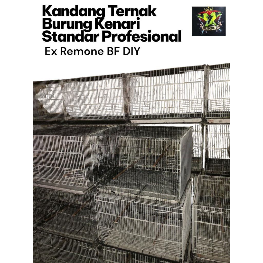 Jual Kandang Ternak Burung Kenari Standar Profesional Ex Remone BF DIY ...