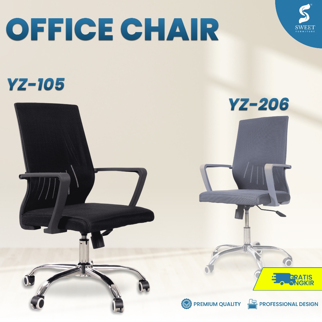 Jual Sweet - Kursi Kantor Hidrolik Nyaman Sandaran Ergonomis | Kursi ...
