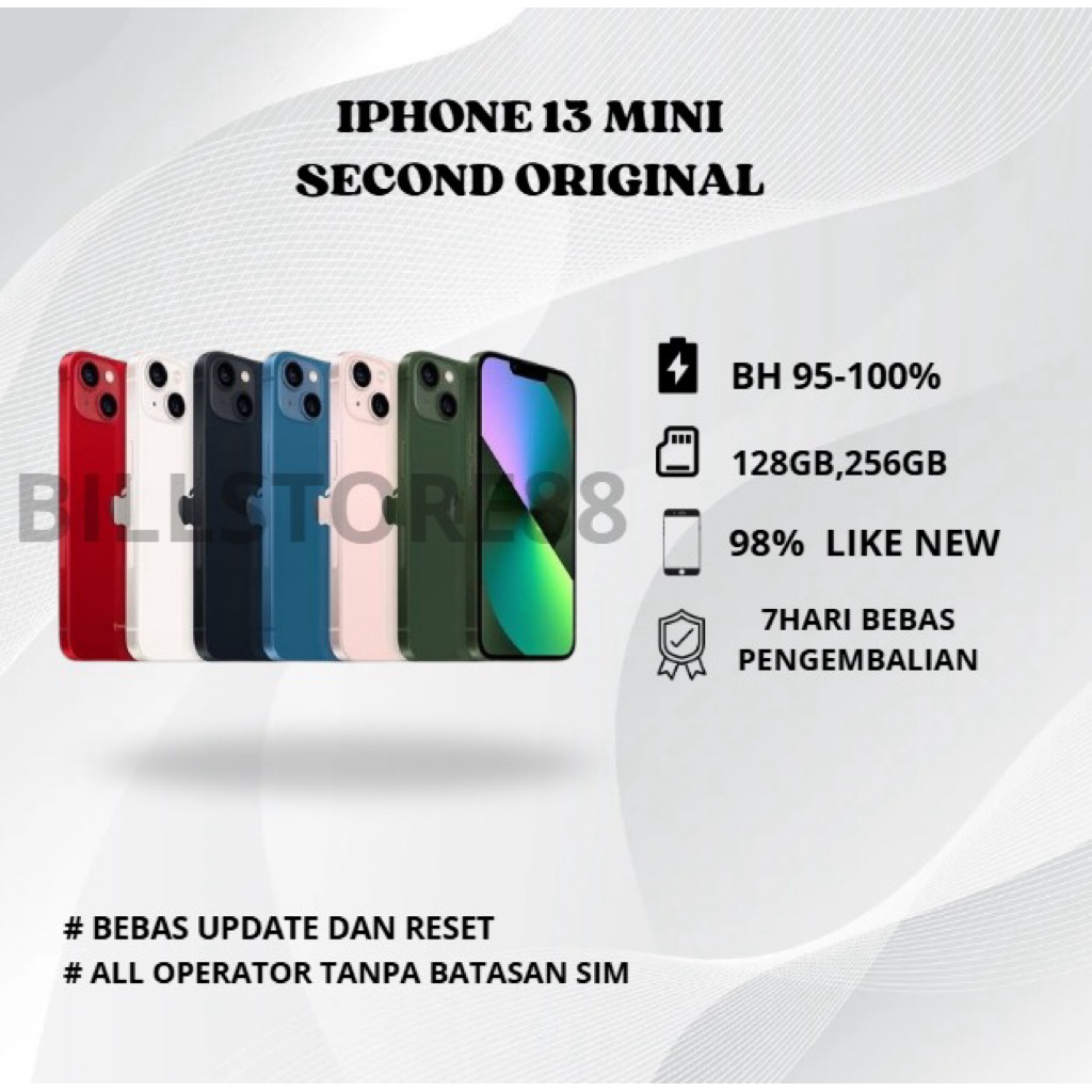 Jual HP IP 13 MINI /128GB/256GB Fullset Second 100% Original | Shopee ...