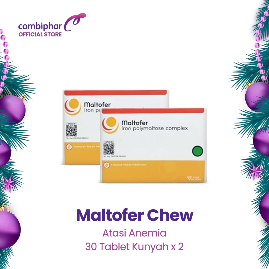 Jual Maltofer Chew 30 Tablet Kunyah Obat Anemia 2 pcs | Shopee Indonesia