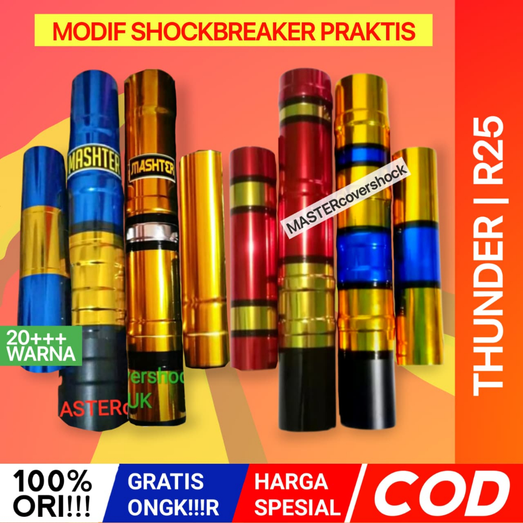 Jual MASTER Cover Shock Sok Skok Depan R25 Thunder 125 Old Depan Atas ...
