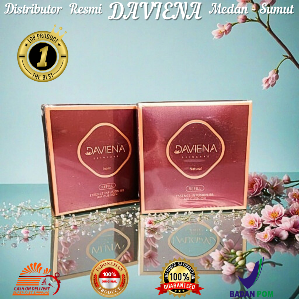 Jual Daviena REFILL Chusion NATURAL dan IVORY | Isi Ulang Chusion Bedak ...