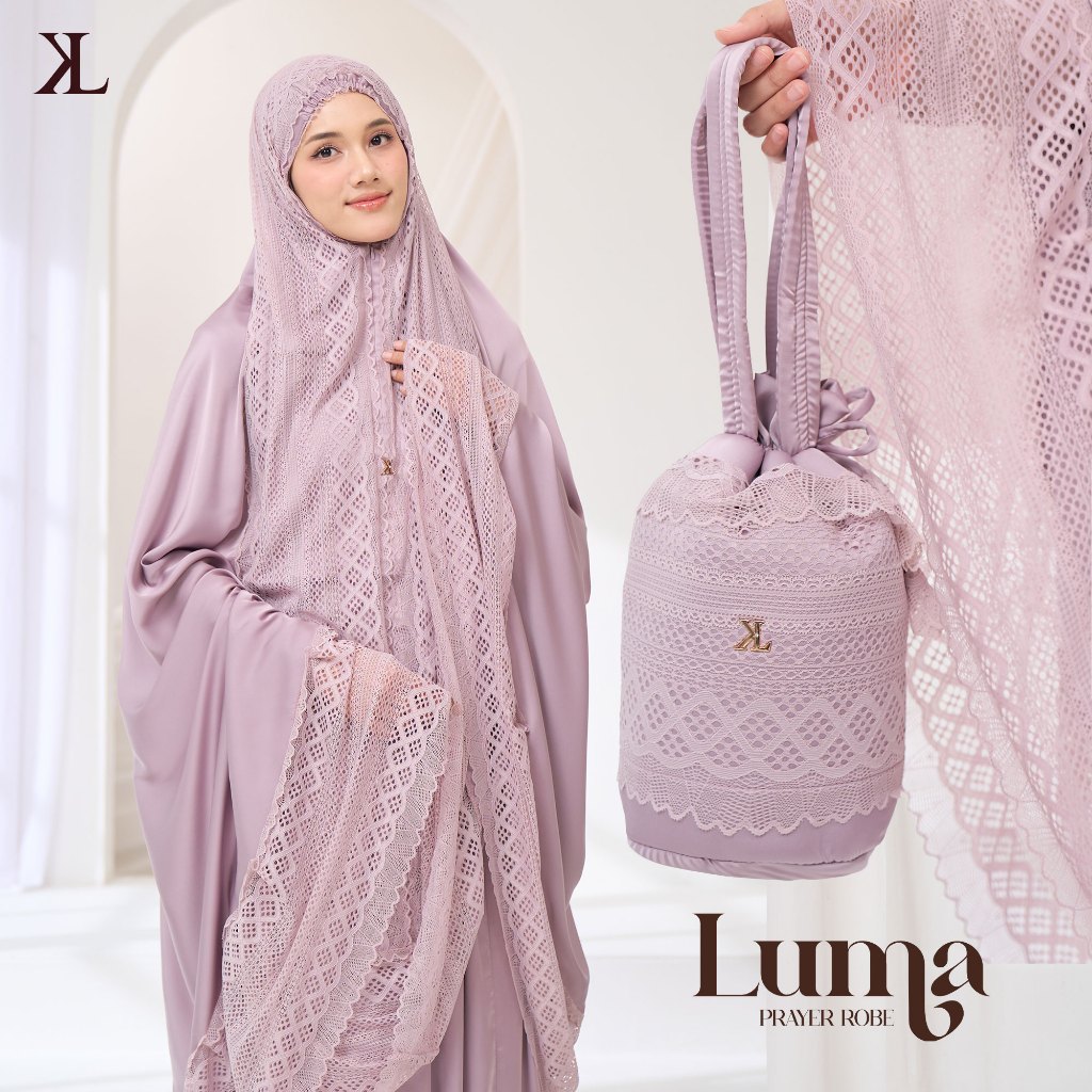 Jual Kallia Label Luma Prayer Robe by Kallia | Mukena Mahar | Packaging ...
