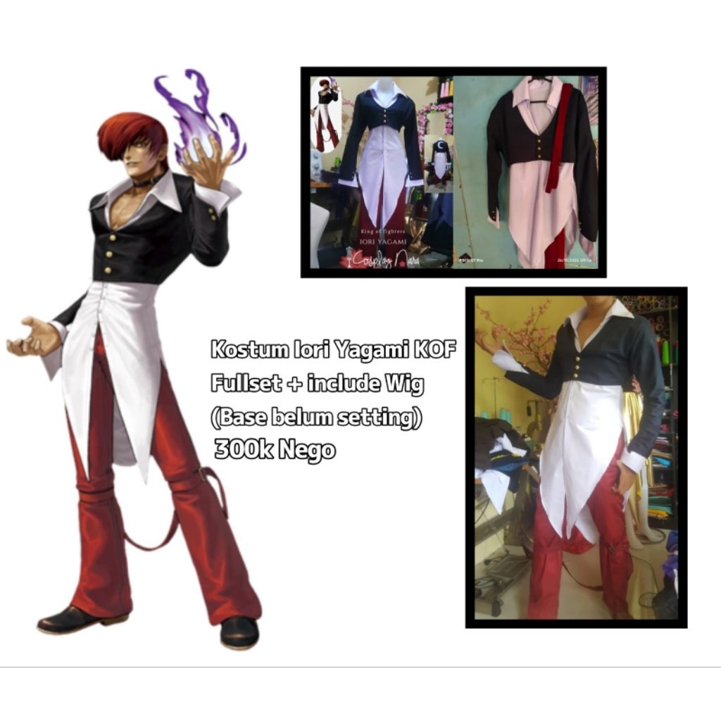 Jual Costume Yagami Iori Chou Mobile Legends King Of Fighters | Shopee ...