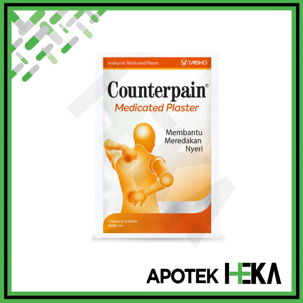 Jual Counterpain Medicated Plaster Sachet isi 10 - Medplaster Koyo ...