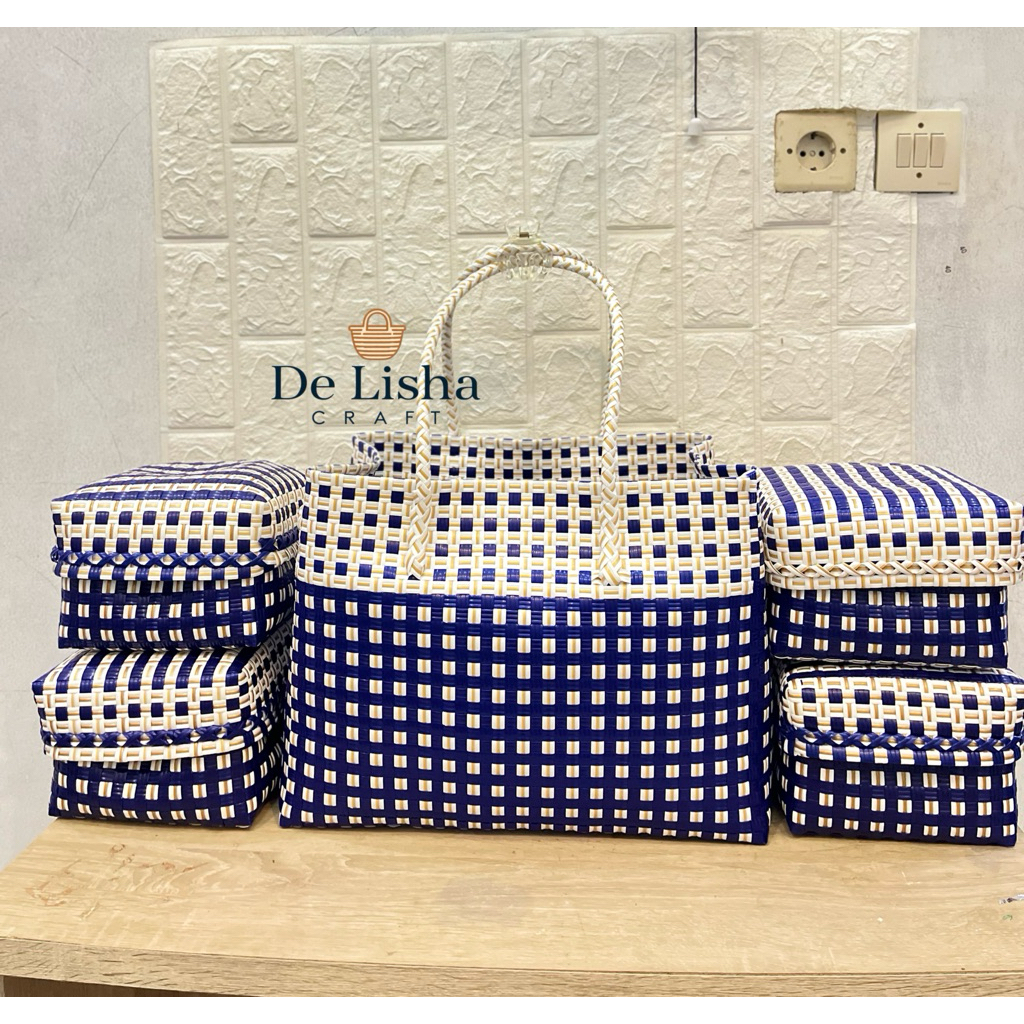 Jual Tas jali set keben isi 4 sudah include besek bambu/canang sari/tas ...