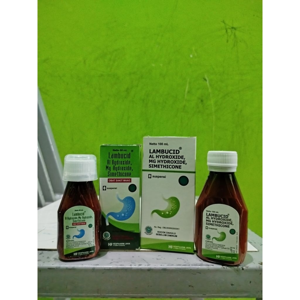 Jual Lambucid® Sirup 60+100ML ( Obat sakit maag, mual, muntah, dan ...
