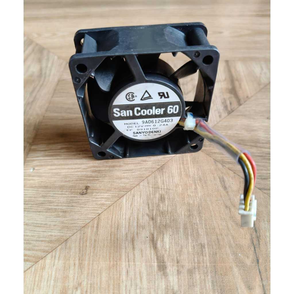 Jual Kipas High Speed 12 volt 6x6 cm Tebal 2,5 cm 3 Kabel,Fan High ...