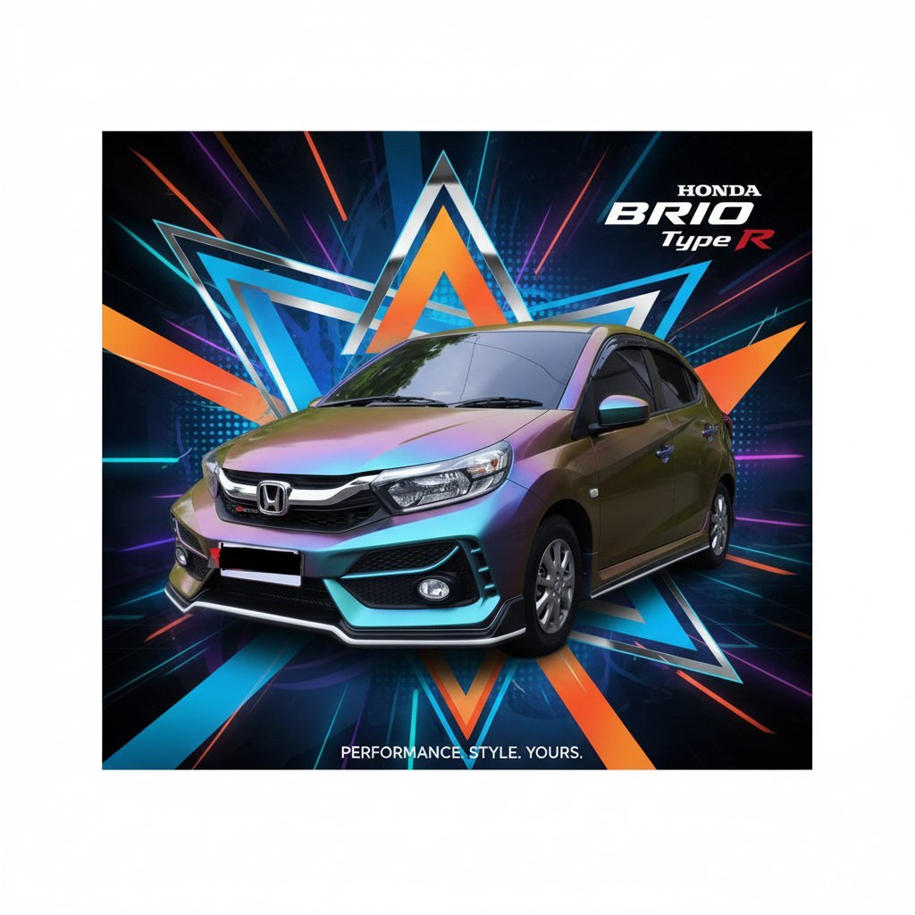 Jual BODYKIT HONDA BRIO 2018-2022 BODIKIT HONDA BRIO BODY KIT HONDA ...