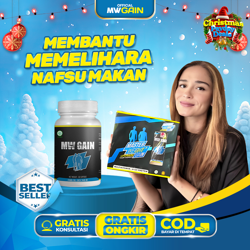 Jual MW Gain - Suplemen Penggemuk Badan Untuk Berat Badan Ideal [50 ...