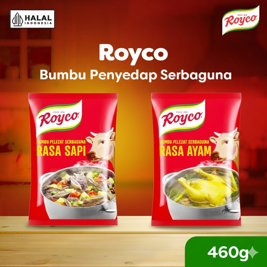 Jual Royco Bumbu Penyedap Rasa Sapi Pouch 460g Royco Bumbu Penyedap ...