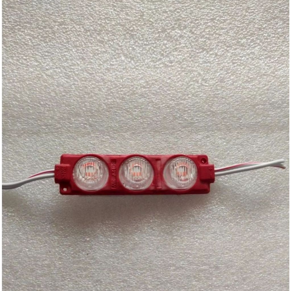 Jual Merah Lampu LED 3 mata Jumbo 3 watt 12V ( per biji) | Shopee Indonesia