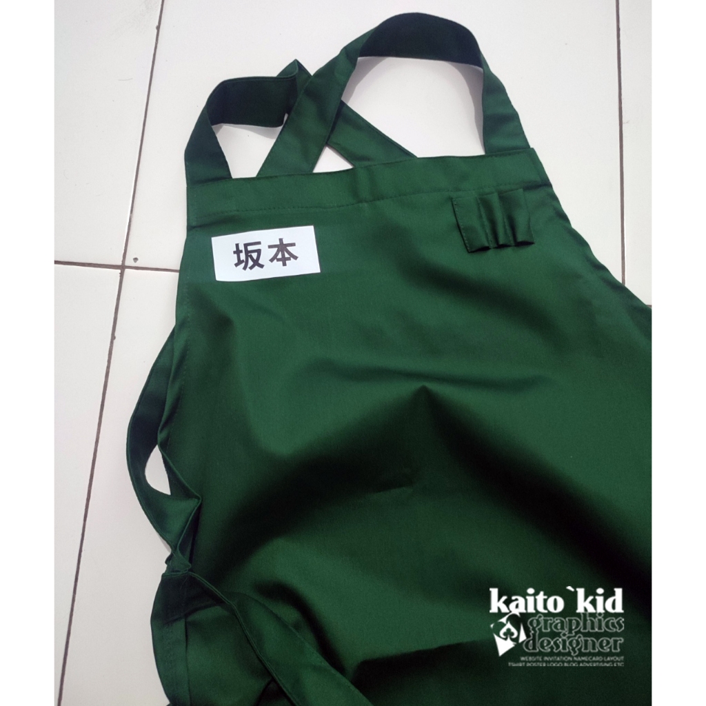 Jual Celemek Apron SAKAMOTO DAYS Anime bisa custom bebas design ...