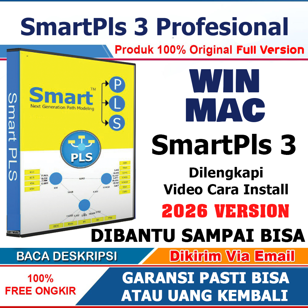 Jual Smartpls 4 dan 3 professional license / smartpls 4 dan smartpls 3 ...