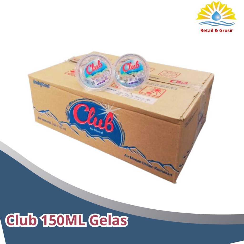 Jual Club gelas 150ml ( isi 48 pcs ) | Shopee Indonesia