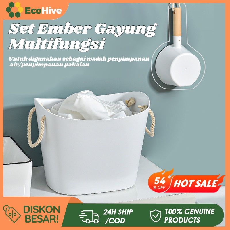 Jual Baskom Gayung Ember Nordic Style Mewah Multifungsi Peralatan Kamar ...