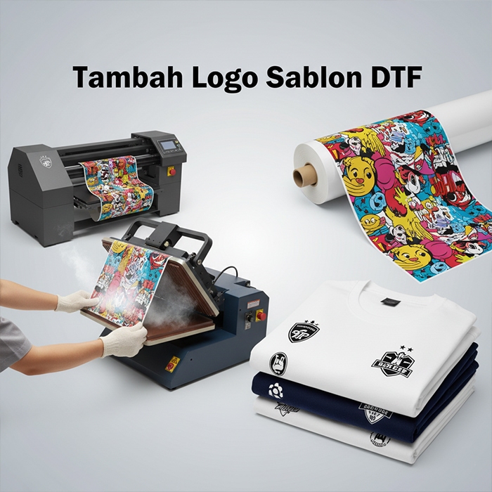 Jual Tambah Logo Print DTF Direct to Film satuan | Shopee Indonesia