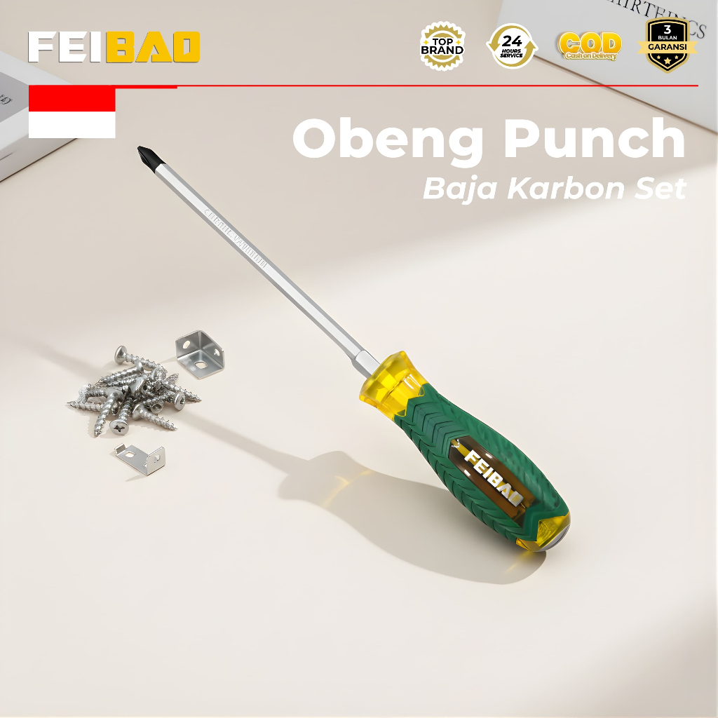 Jual FEIBAO Obeng Punch Multifungsi | Kuat & Tahan Lama | Perkakas ...