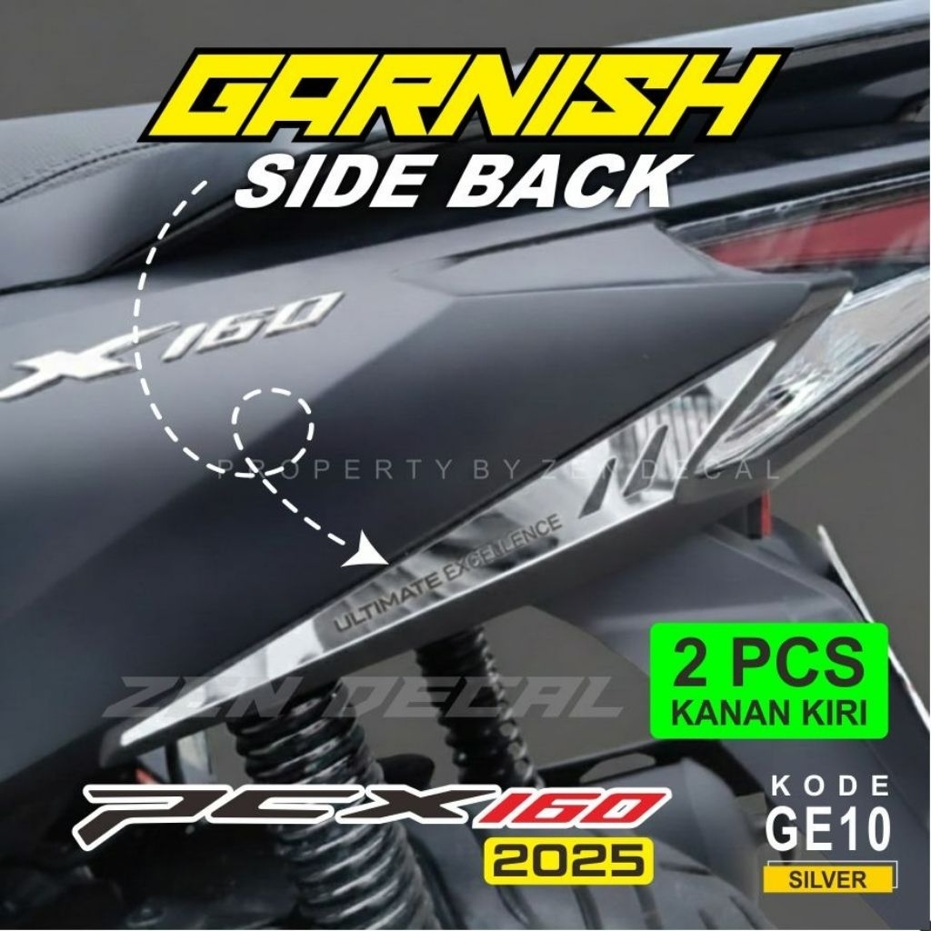 Jual Garnish side Back Honda PCX 160 tahun 2025 | Shopee Indonesia