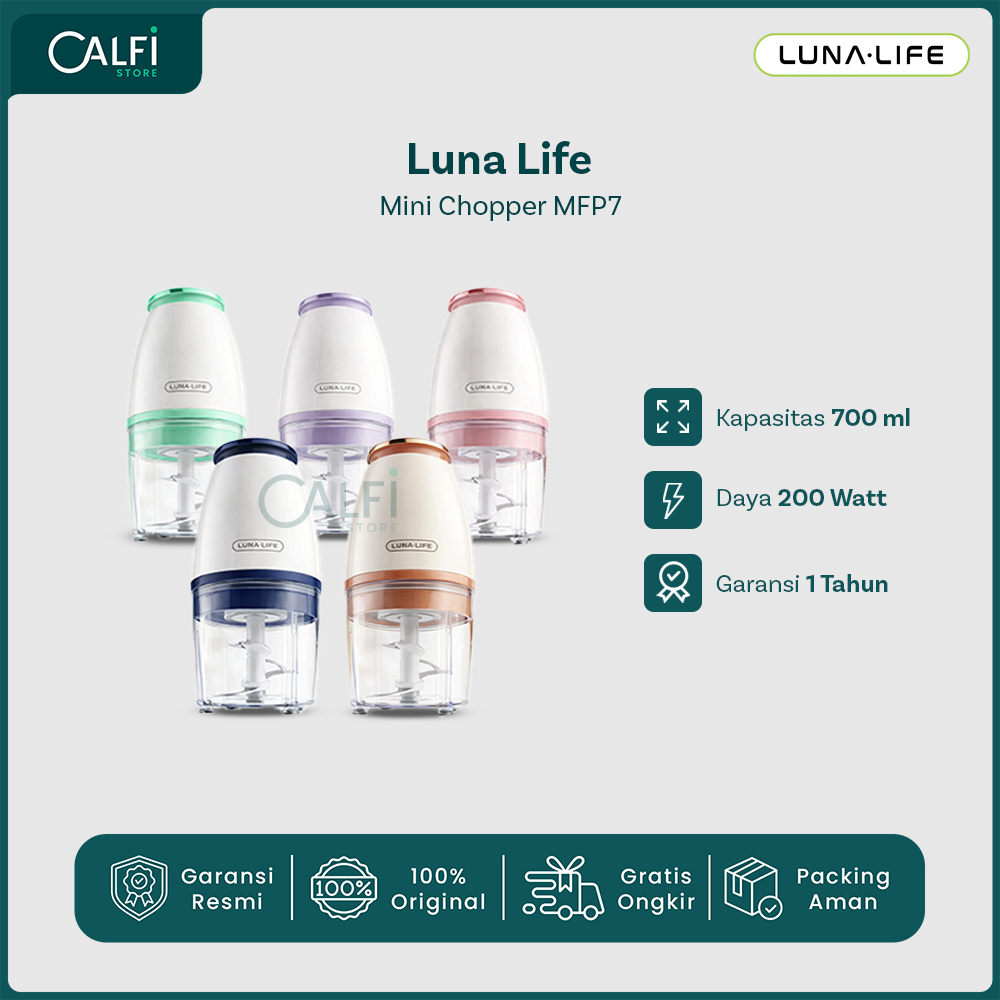 Jual LUNALIFE Chopper Mini Bumbu Blender Kapsul / Chopper Elektrik ...