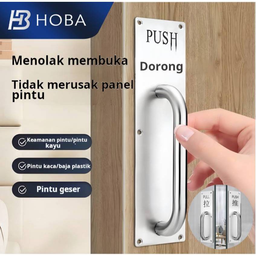 Jual Stainless Gagang Pintu Tarik Stainless steel door handle Tidak ...