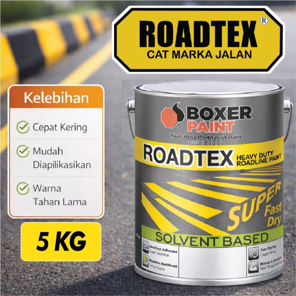 Jual ROADTEX Solvent based (5 kg) Cat Marka Jalan | Shopee Indonesia