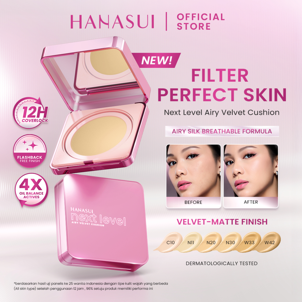 Jual [NEW] Hanasui Next Level Airy Velvet Cushion II Cushion Super ...