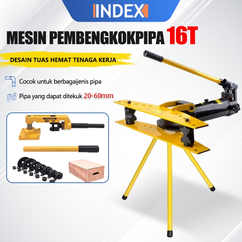 Jual INDEX Pembengkok Pipa Hidrolik Manual 10t_16t Pembengkok Pipa ...