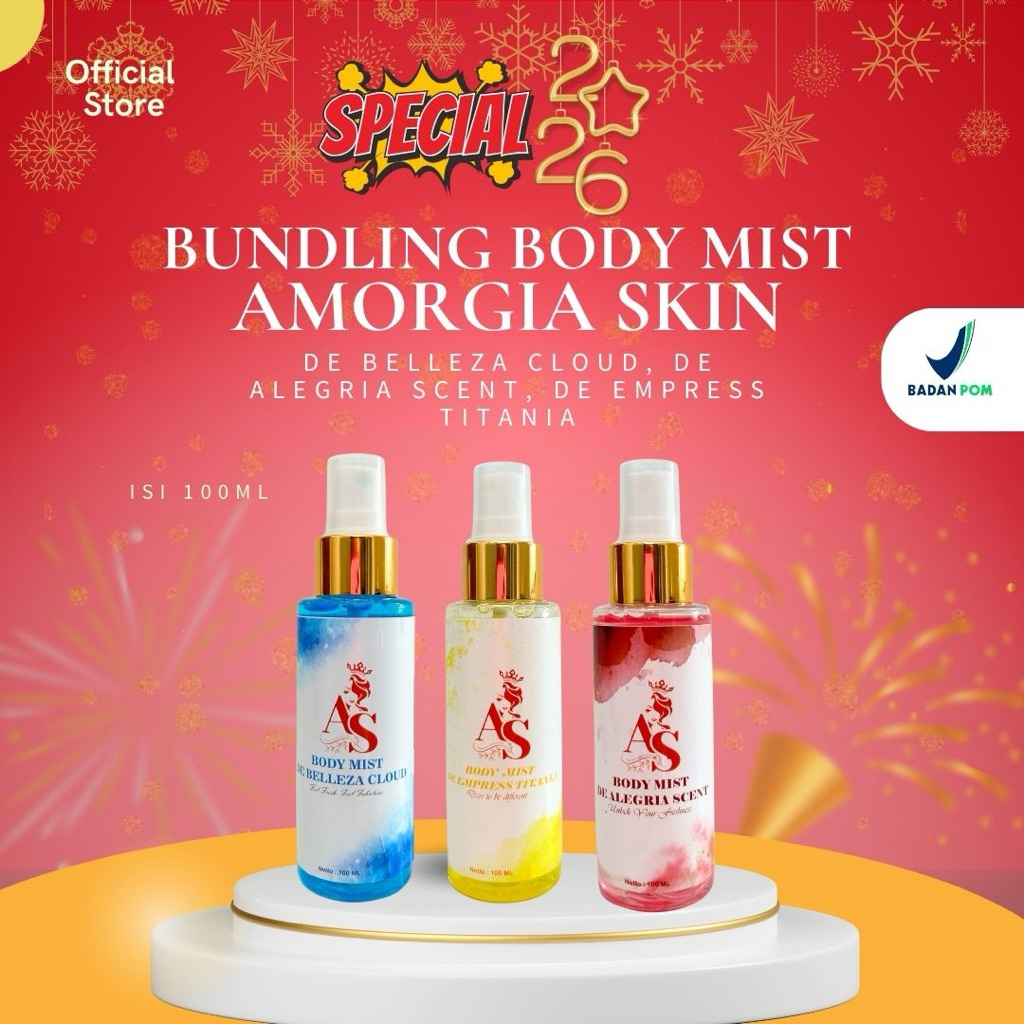 Jual AMORGIA SKIN - Isi 3 Bundling Body Mist ( Body Mist Pink + Body ...