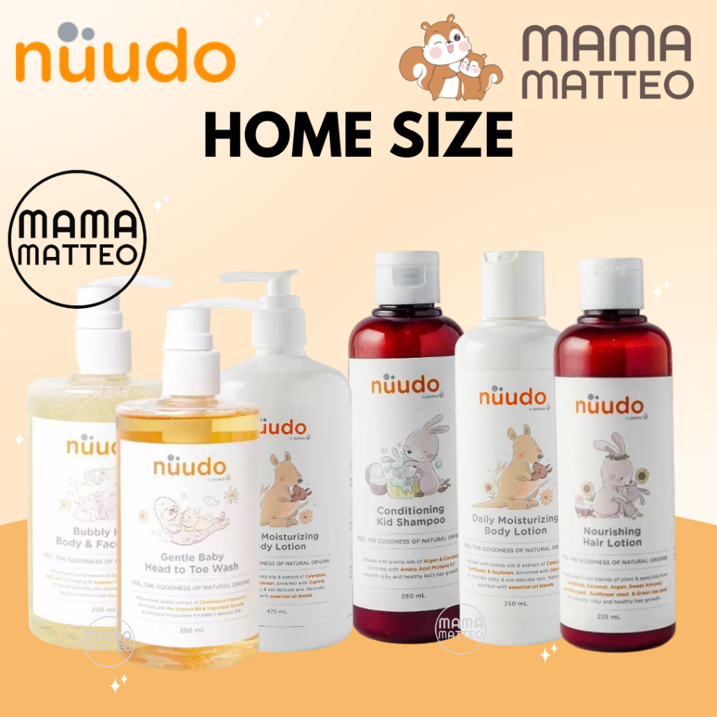 Jual NUUDO Home Size Gentle Baby Head to Toe Wash / Bubbly Kids Body ...