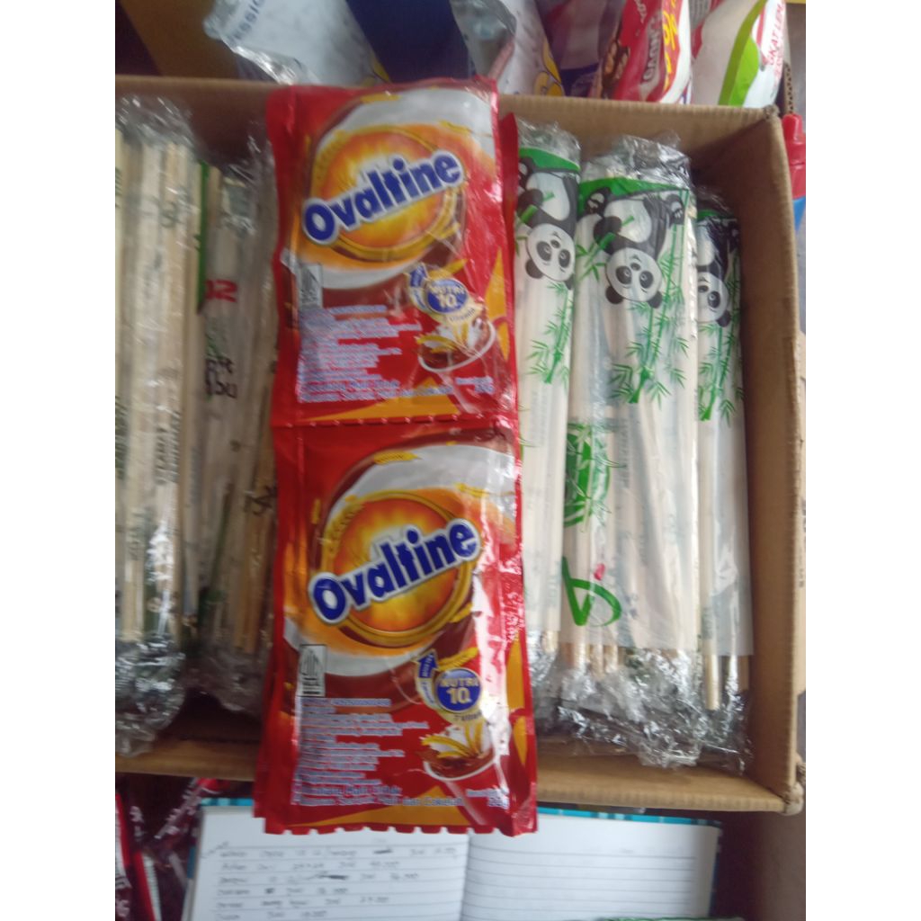 Jual ovaltine chocolate malt drink 22gr 1 renceng 10sachet | Shopee ...