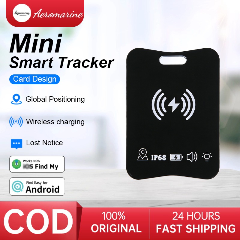 Jual Mini Wallet Tracker Card Wireless Charging Smart Tag Waterproof ...