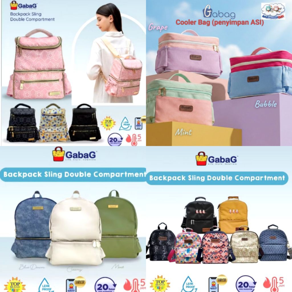 Jual Gabag Cooler Bag Single Double Sling Tas Pendingin ASI Thermal Bag ...