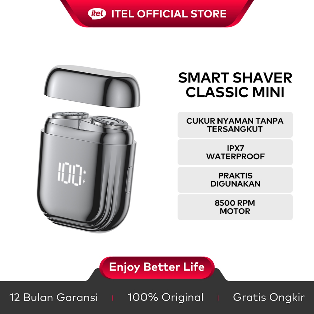 Jual itel Classic Mini Shaver | Cukur Elektrik Mini Portable dengan ...