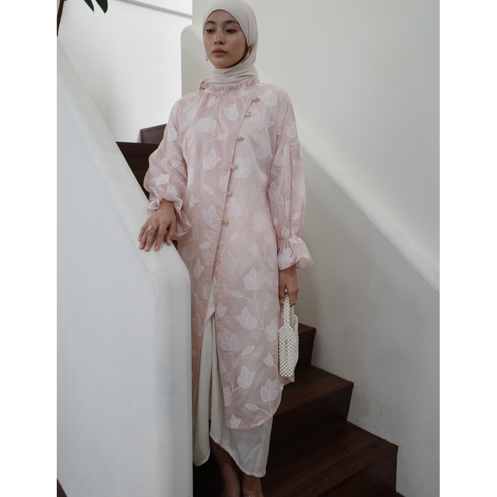 Jual LEVIORA | AMY JANGGAN TUNIK | Atasan Wanita Muslimah Bahan ...