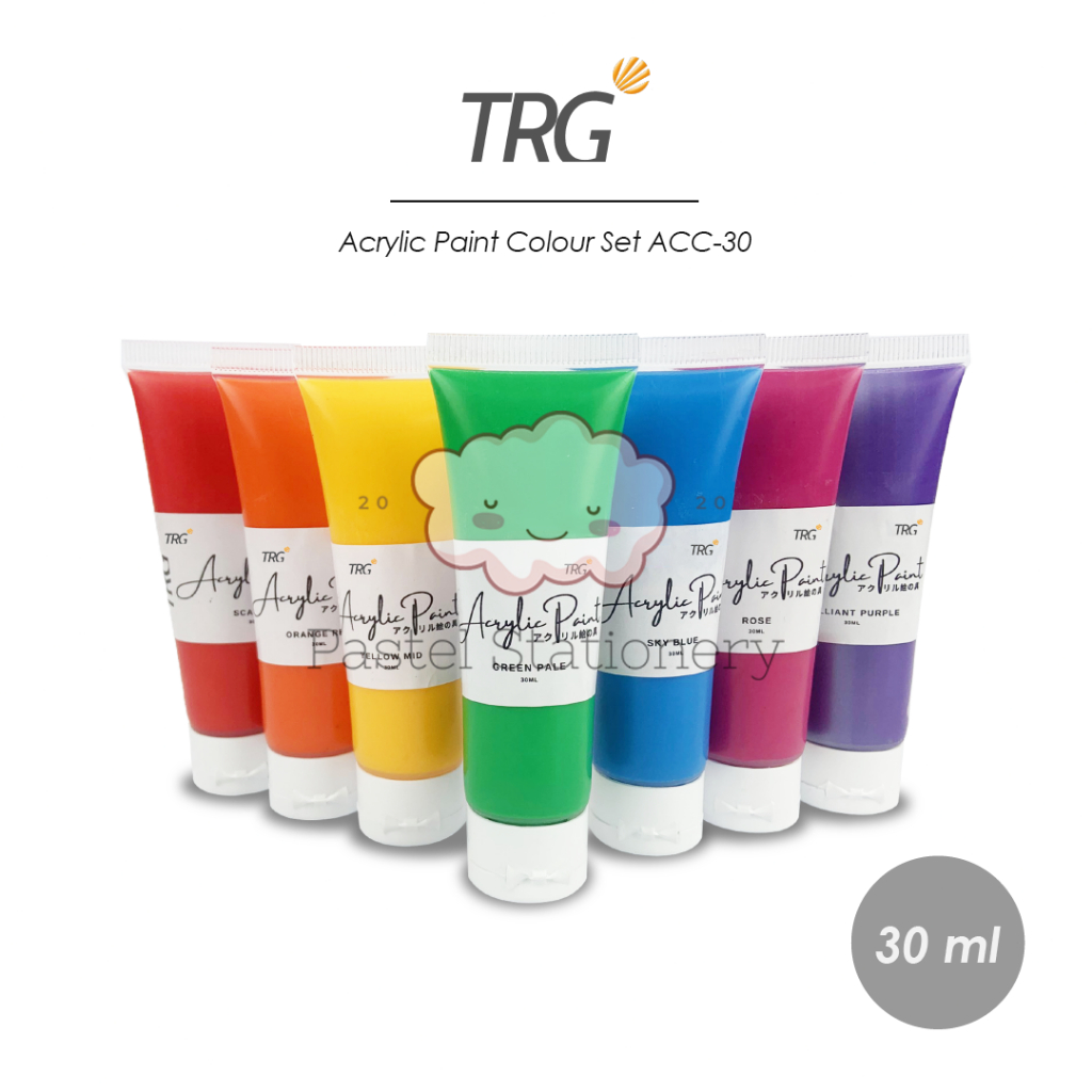 Jual TRG Acrylic Paint Basic Colour Set 30 ml ACC-30 - Cat Akrilik ...