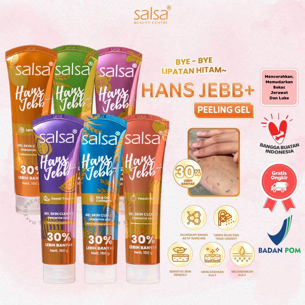 Jual SALSA Hans Jebb+ - Isi Lebih Banyak 30% - Gel Skin Cleanser ...