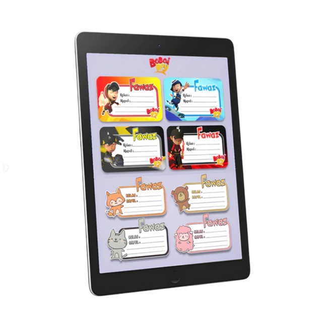 Jual 50 Desain Stiker Mapel - Template Bisa Edit Siap Cetak Format CDR ...
