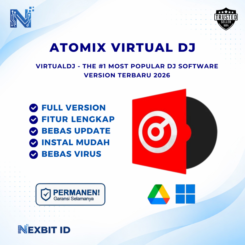 Jual Atomix Virtual DJ 2026 Full Version Original Lifetime + Software ...