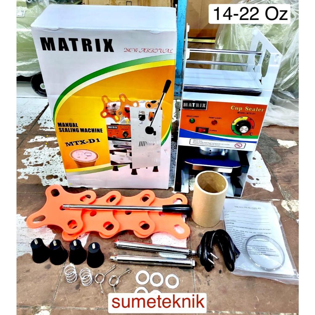Jual Aqua cup sealer MTX-D1 Matrix 22oz Jumbo Mesin Press Cup D1 Matrix ...