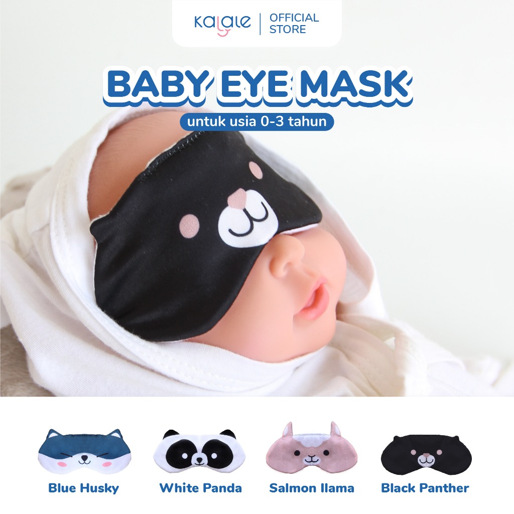 Jual Kalale Baby Eye Mask 0-3 THN Black Panther Kacamata Jemur Bayi ...