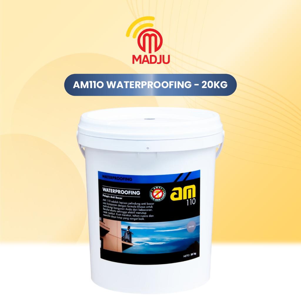 Jual AM 110 Waterproofing Pelapis Anti Bocor 20kg | Shopee Indonesia