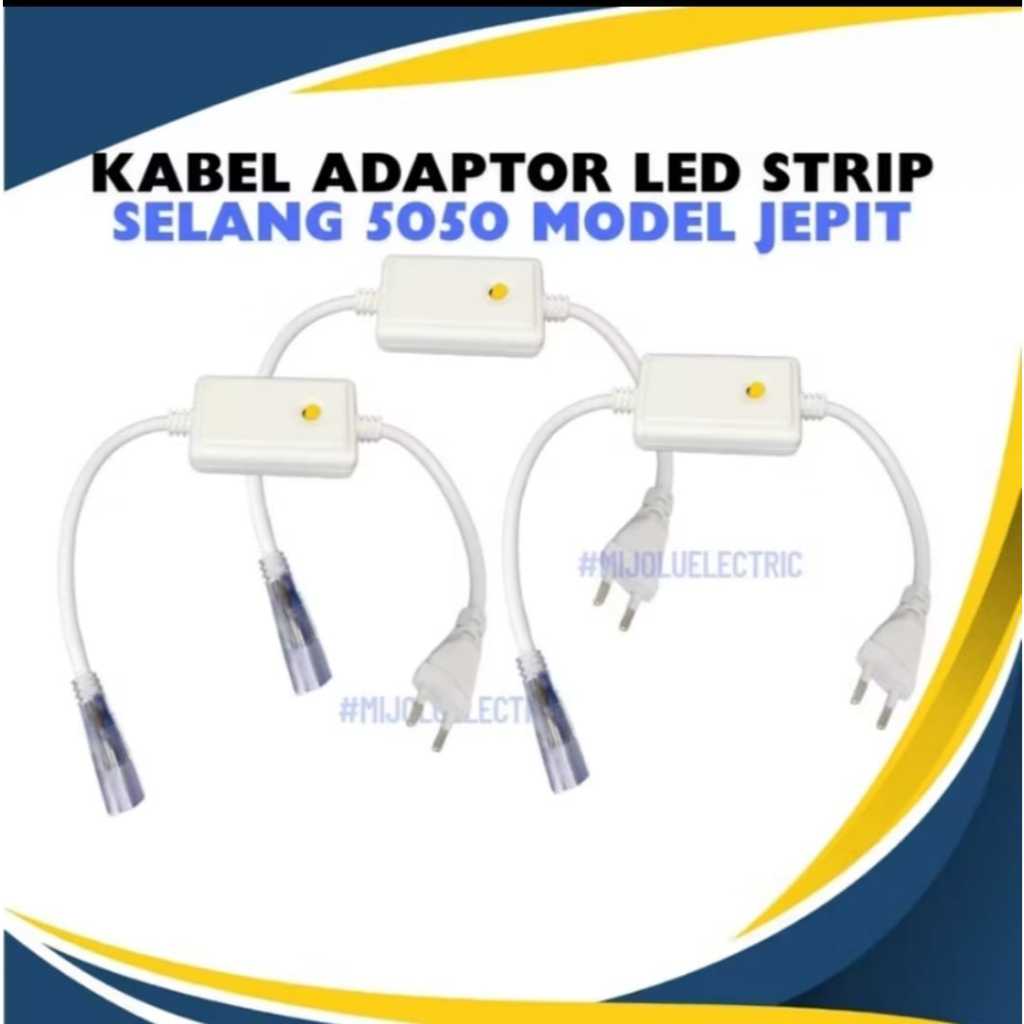 Jual Sambungan Konektor Lampu Strip 220V / Konektor Led Strip Jepit ...