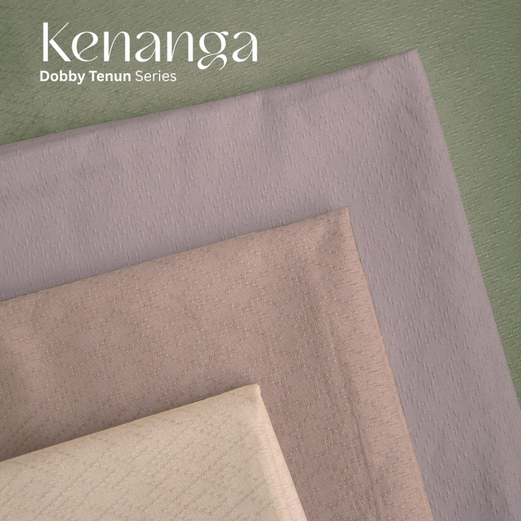 Jual Kain Dobby Tenun Series Kenanga | Kain Katun Texture Premium Earth ...