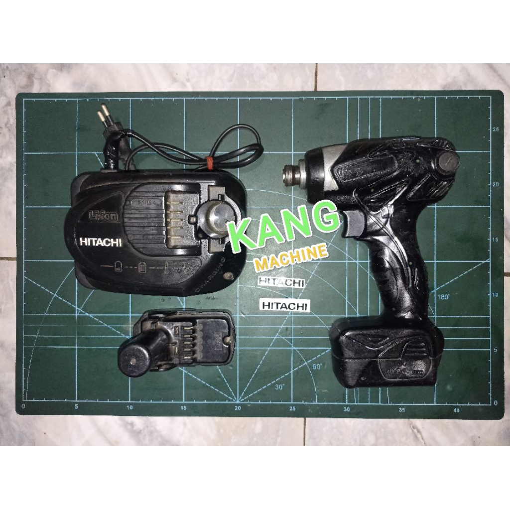 Jual bor obeng baterai HITACHI koki hikoki WH10DL made in Japan impact ...