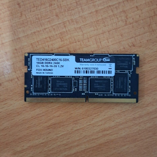 Jual RAM TEAM GROUP LAPTOP 16GB 2400 DDR4 TEAMGROUP - BEKAS | Shopee ...