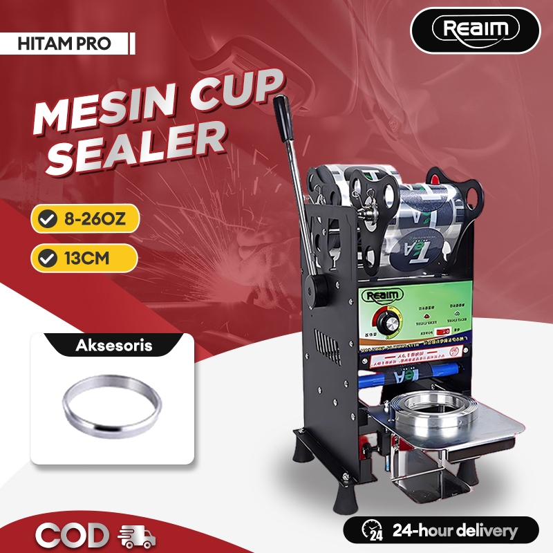 Jual Reaim Mesin Cup Sealer 8-26 Oz Original Cup Sealer Plastik Mesin ...